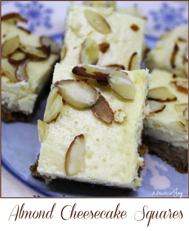 Almond Cheesecake Squares